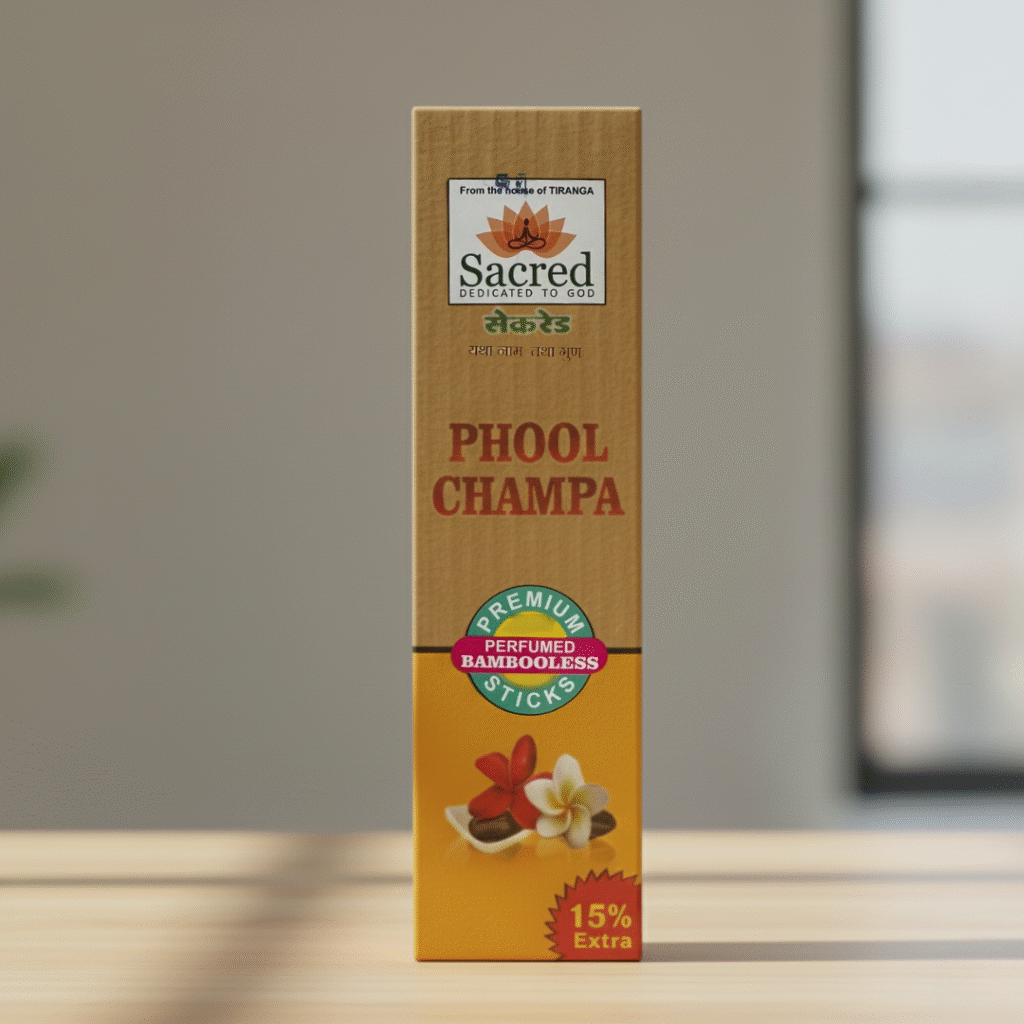 Phool Champa Bambooless Incense Sticks - Tiranga Agarbatti